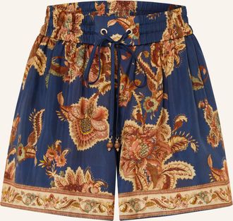 Zimmermann Seidenshorts Aster blau