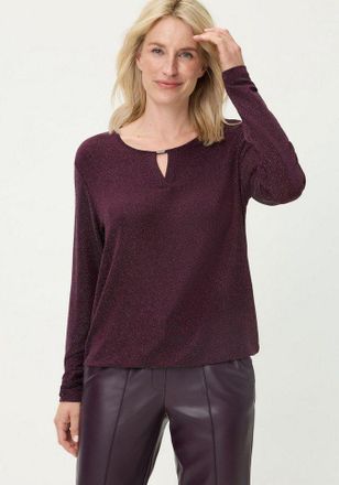 Olsen Sweatshirt (1-tlg) mit Glitzereffekt
