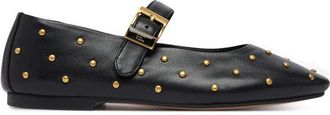 Tommy Hilfiger Ballerinas Th Buckle Leather Stud Ballerina FW0FW09541 Schwarz