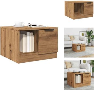 vidaXL Vidaxl - Couchtisch Artisan-Eiche 50x50x36 cm Holzwerkstoff - Couchtisch - Couchtische - Beistelltisch - Sofatisch