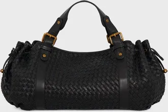 Gerard Darel Sac &agrave; main en cuir tress&eacute; - 24H