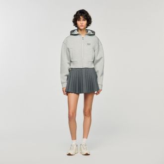 Sandro Sweatshirt à capuche amovible