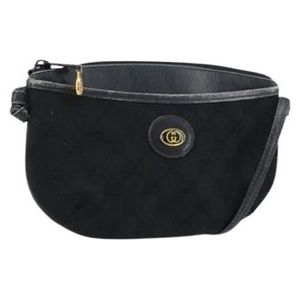 Gucci Pre-owned Vintage Canvas Crossbody Bag - - Pre-owned - Damen - Schwarzk - ONE SIZE