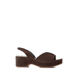 Del Carlo 11730 Platform Sandal - - Shoes - Damen - Braun - 36 EU