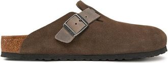 Birkenstock Pantoletten Boston zamsz 1029210 Braun