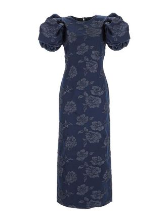 Rotate Maxi Robe - Bleu