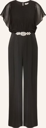 Phase Eight Jumpsuit Velma Im Materialmix Mit Schmucksteinen schwarz