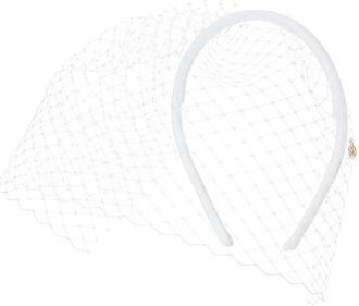 Maison Michel Femme, Accessoires, Blanc, Taille: ONE Size Veil