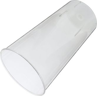 SOLUSTRE Klare Mittlere Blumenvase Hoher Zylindrischer Blumenhalter Stabiles Design für Zuhause und Blumenladen Dekorative Vase für Tisch Regal Vielseitig Eins