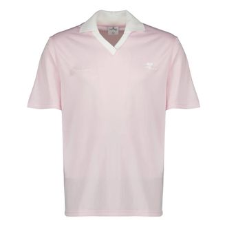 Courr&egrave;ges AC Sport Polo - - Tops - Herren - Rosa - XS