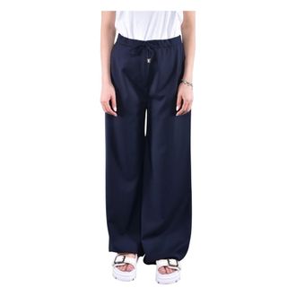 Max Mara Damen, Hosen, Blau, LGr&ouml;&szlig;e