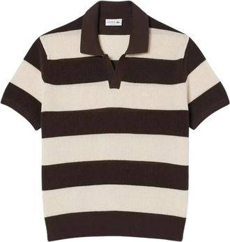 Lacoste Homme, Tops, Brun, Taille: L Polo
