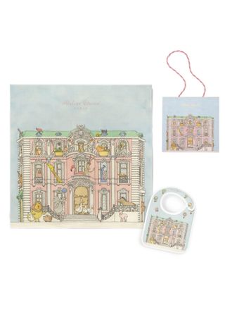 Atelier Choux Monceau Mansion Carre Satin Bib Set