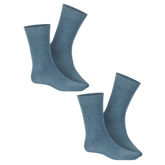 Hudson Herren Socken Only 2-Pack druckfreier Bund