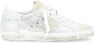 Philippe Model Baskets Paris X en cuir laminé argenté, argent, 39 EU