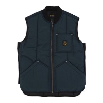 RefrigiWear Sto&szlig;d&auml;mpfende &auml;rmellose Weste mit Rei&szlig;verschluss - - Jackets - Herren - Blau - L