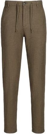 Selected Pantalon slim et fusel&eacute; en lin m&eacute;lang&eacute;