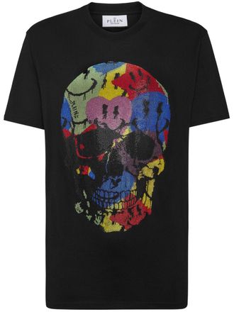 Philipp Plein t-shirt Smile en coton - Noir