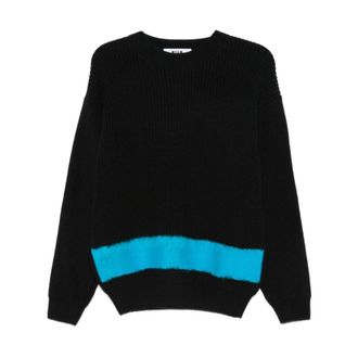 Msgm Schwarzer Herrenpullover - - Knitwear - Herren - Schwarzk - M