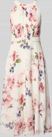 Christian Berg Cocktail Midikleid mit floralem Allover-Print
