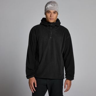 MyProtein MP Herren Fleece 1/4-Rei&szlig;verschluss Hoodie - Schwarz - M