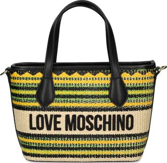 Love Moschino Femme, Sacs, Multicolore, Taille: ONE Size Mini Striped Tote