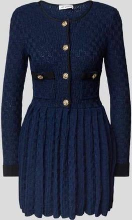 Self Portrait Minikleid mit Eingrifftaschen