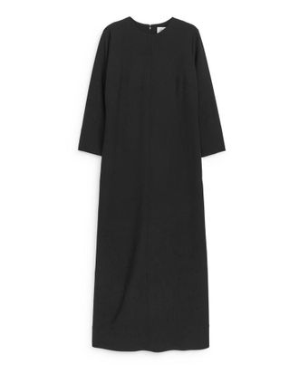 Arket Penny Martin Und ARKET Maxi-Wollkleid -Schwarz