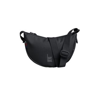 Got Bag Crossbody Moon Bag | Halbmond Handtasche Wasserabweisend | Stylische Umh&auml;ngetasche mit verstellbarem Gurt (black, mini)