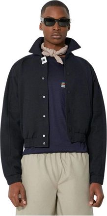 Ader Error Herren, Jacken, Blau, LGr&ouml;&szlig;e
