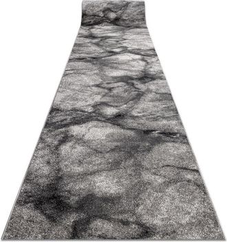 RugsX L&auml;ufer silver Marble Marmor grau 70cm grey 70x240 cm
