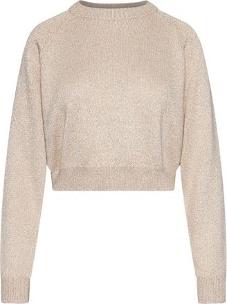 Silvian Heach Femme, Pulls, Jaune, Taille: 36 FR Tricot &agrave; Manches Longues avec Design Lumineux