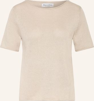 Marc O'Polo Marc Opolo Strickshirt Mit Leinen beige