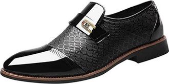 Generic Chaussures daffaires pour homme - Chaussures de mariage - Chaussures de smoking - En cuir synth&eacute;tique - Chaussures basses - Mocassins - Chaussures &agrave; e