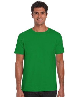 Gildan T-Shirt Homme - Gildan Adult Softstyle T-Shirt - Vert (Irish Green) - FR : XX-Large (Taille fabricant : XX-Large)