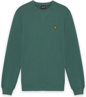 Lyle & Scott Homme, Sweatshirts et sweats &agrave; capuche, Vert, Taille: M SweaT-shirt ras du cou Mid Layers