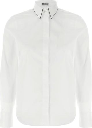 Brunello Cucinelli Damen, Blusen & Hemden, Wei&szlig;, XLGr&ouml;&szlig;e