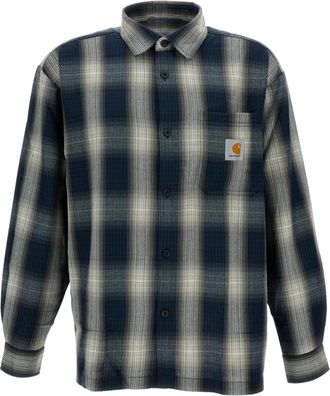 Carhartt Work in Progress Homme, Chemises, Multicolore, Taille: XL Oversized Shirt