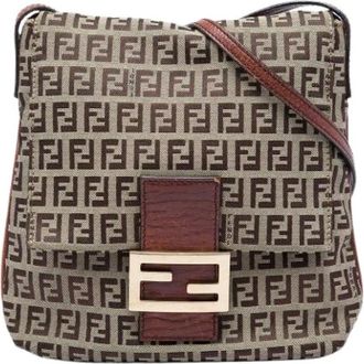 Fendi Pre-owned Toile sacs-fendi - Femme - Pre-owned - Brun - Taille: ONE Size