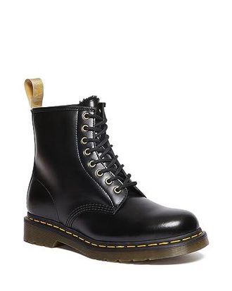 Dr. Martens 31136001 8 Eye Boot Homme Black Norfolk Flat & Black Borg Fleece EU 41