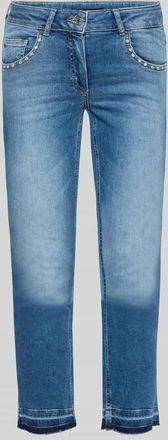 Betty Barclay Slim Fit Jeans mit Nietenbesatz