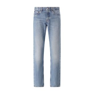 Frame Denim Mid-Rise Straight Jeans