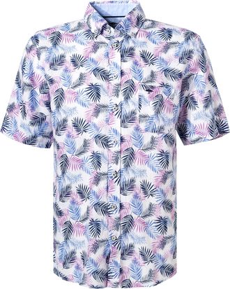 Fynch-Hatton Fynch-Hatton Herren Kurzarmhemd blau geblümt