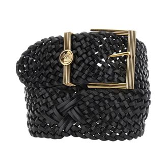 Etro Ceinture tress&eacute;e Pegaso - Femme - Accessoires - Noir - Taille: 85 CM