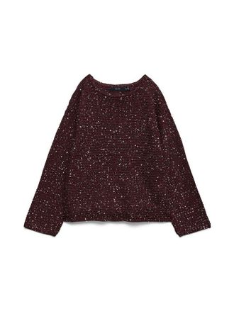 Vero Moda Strickpullover VMLEILANI STITCH LS BOATNECK PULLOVER