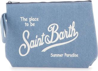 MC2 Saint Barth Femme, Sacs, Bleu, Taille: ONE Size Aline Pouch