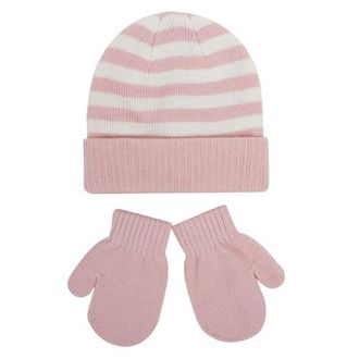 Generic Casquettes bleues Gar&ccedil;ons Filles Gants Ensemble Hiver Coupe-vent Chaud Rayures Riding Chapeau Tricot&eacute; Chapeau Gants Deux Ensembles pour 48 Ans Enfants