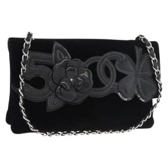 Chanel Sac bandouli&egrave;re vintage doccasion - Femme - Pre-owned - Noir - Taille: ONE Size