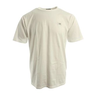 C.P. Company Logo T-Shirt - - Tops - Herren - Wei&szlig; - XL