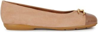 Geox Womens D Annytah a Ballet Flat, Nude, 10.5 UK